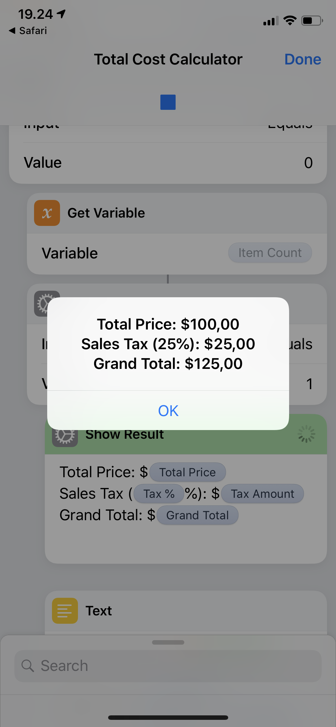Total Cost Calculator